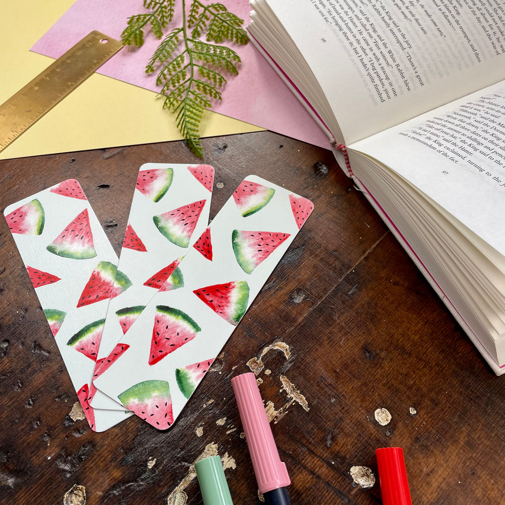 Watermelon Bookmark – The Unrefined Crafter